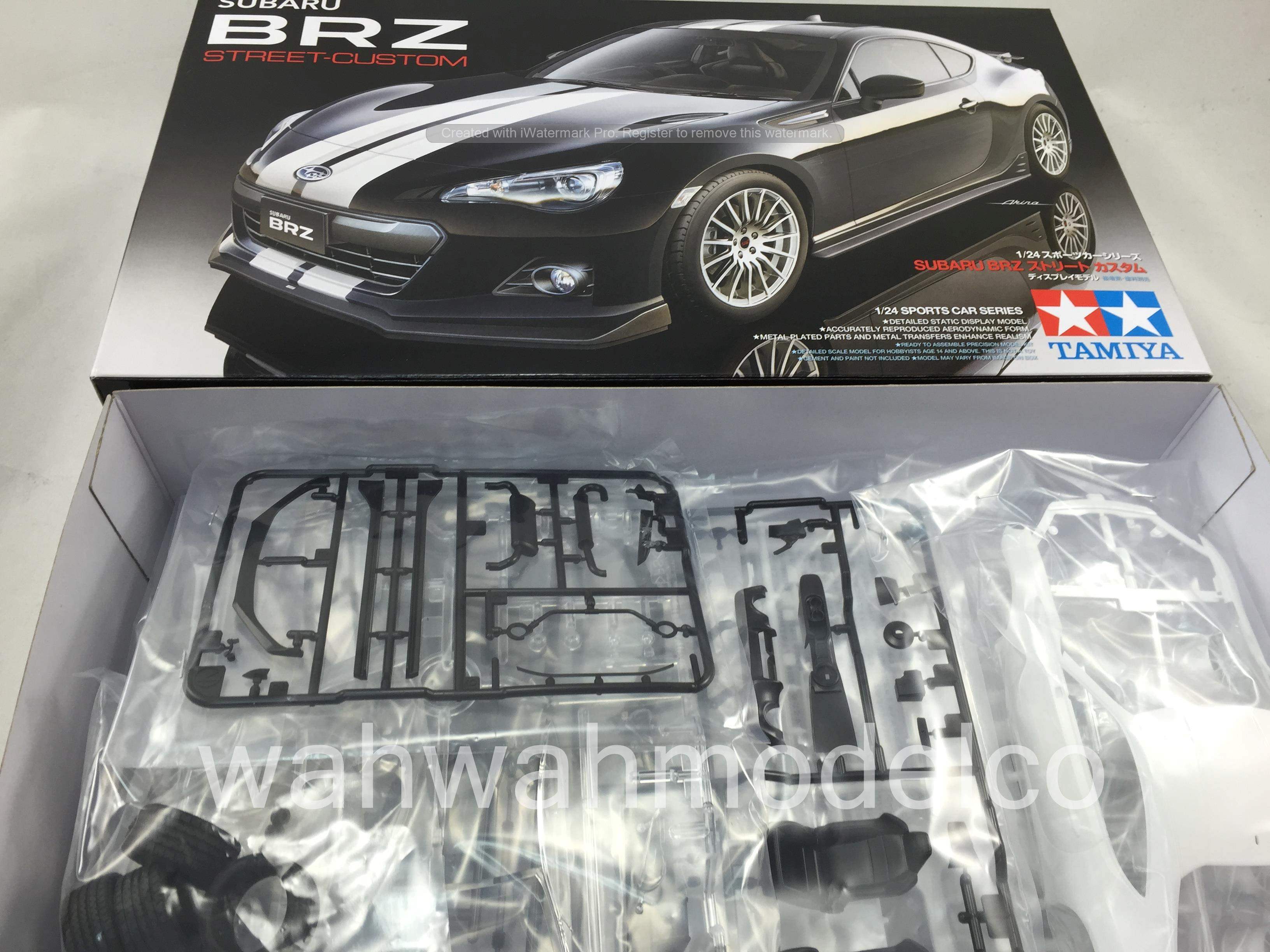 TAMIYA 24336 1/24 Subaru BRZ Scale Sports Car Street Custom Model Kit ...