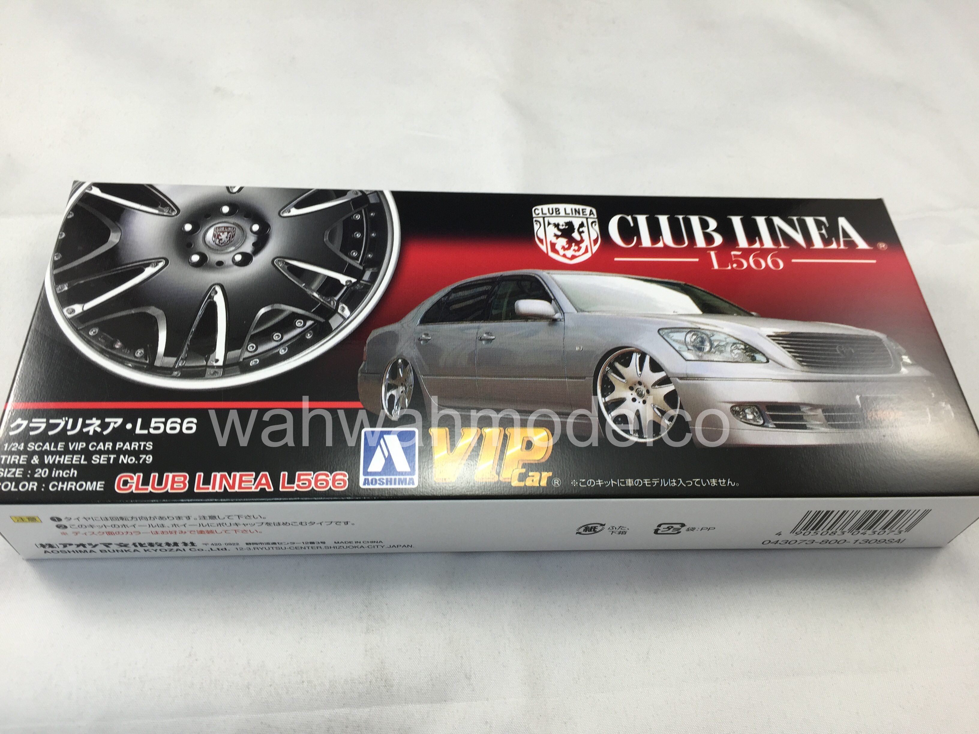 Aoshima 043073 1/24 VIP Car Parts #79 CLUB LINEA L566 20inch - WAH WAH ...