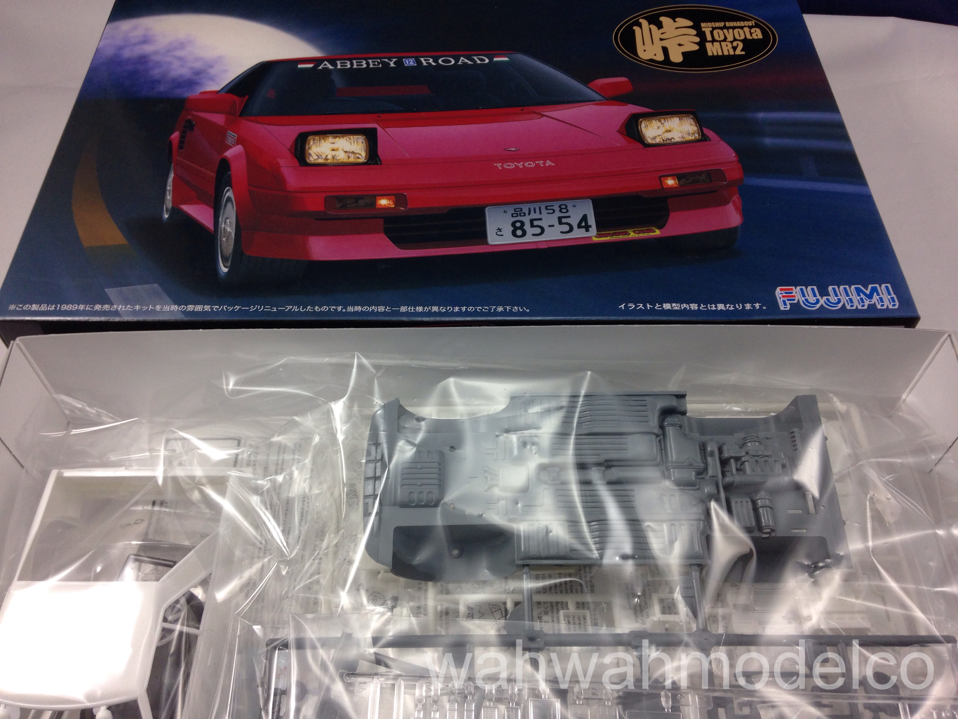 Fujimi 045948 1/24 No.04 Toyota MR2 (AW11) - WAH WAH MODEL SHOP