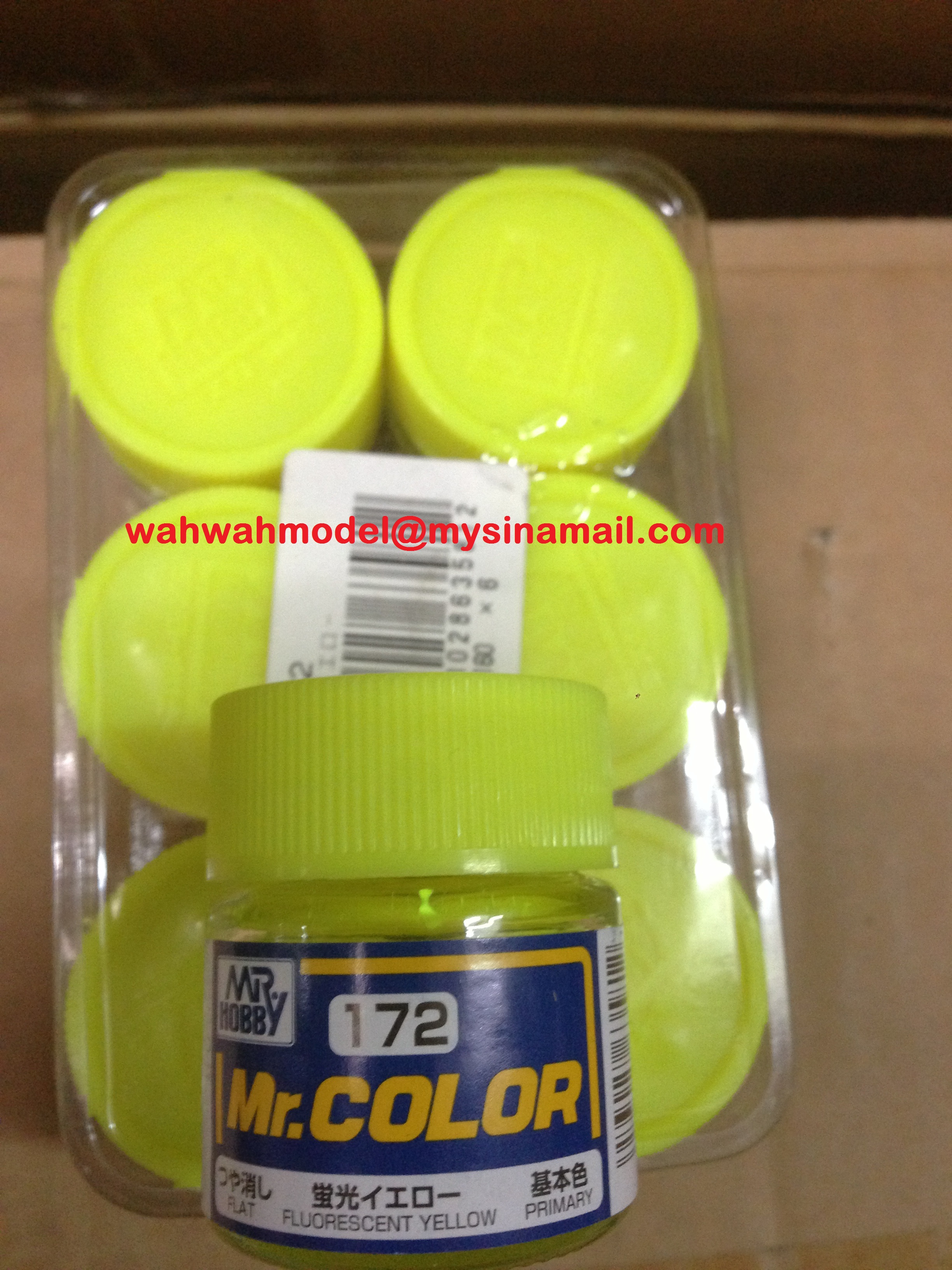Mr. Hobby C172 Fluorescent Color Yellow