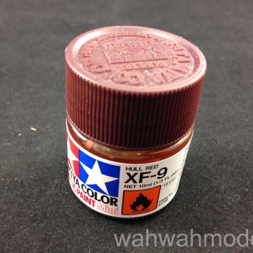 tamiya-81709-acrylic-mini-xf-9-hull-red-10ml-bottle/