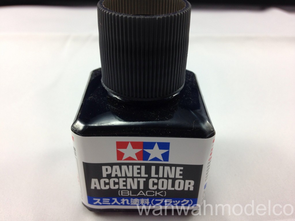 Tamiya 87131 Panel Line Accent Color - Black - WAH WAH MODEL SHOP