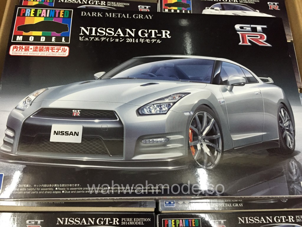 Aoshima 011355 1/24 PrePainted #39 NISSAN GT-R R35 2014 Dark Metal Gray ...