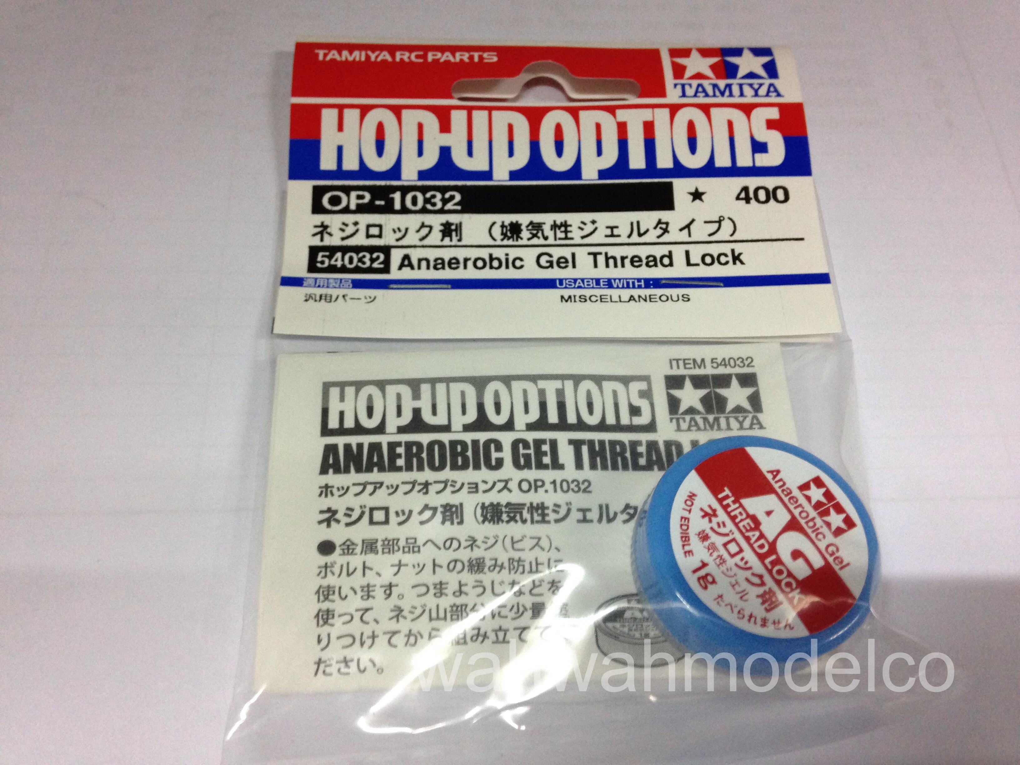 Tamiya 54032 Anaerobic Gel Thread Lock - WAH WAH MODEL SHOP