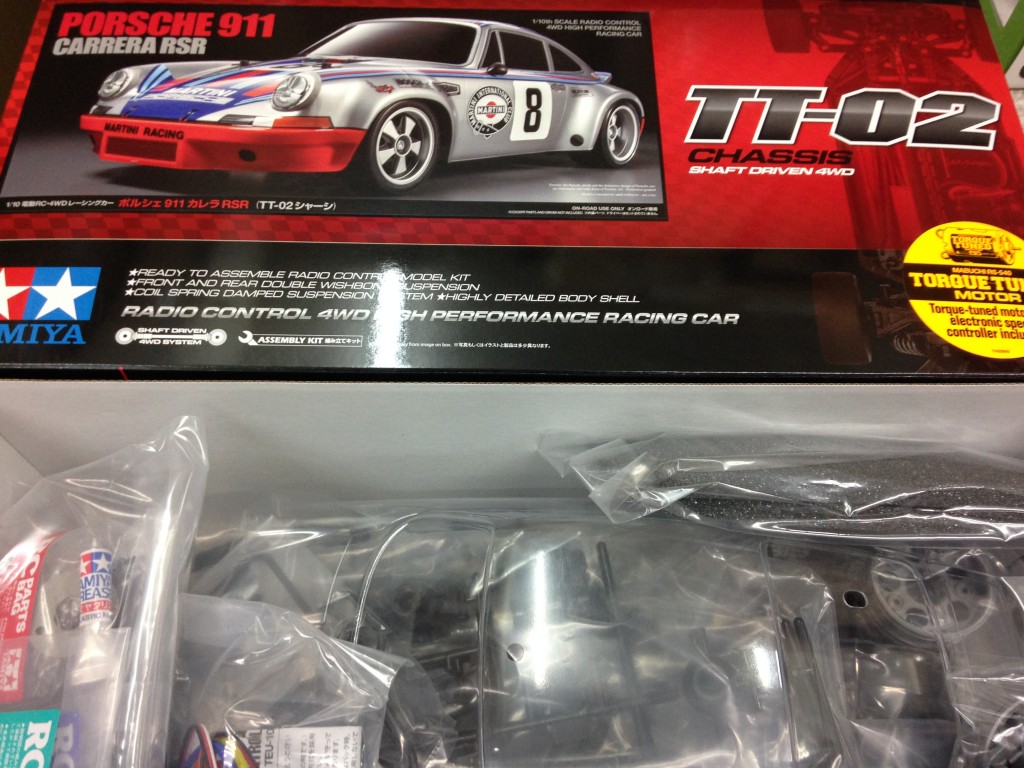 Tamiya 58571 1/10 RC TT02 Chassis Martini Racing Porsche 911 (WITH/ESC)