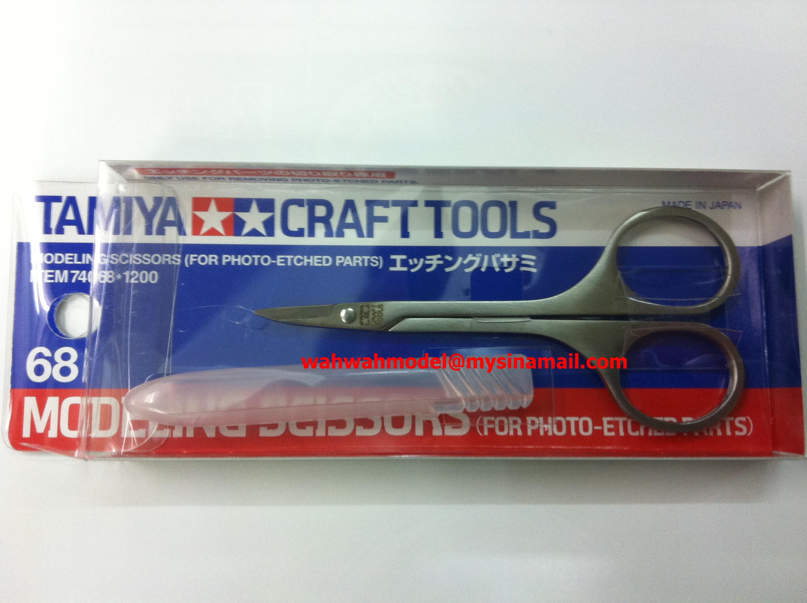 Tamiya 74068 Modeling Scissors - WAH WAH MODEL SHOP