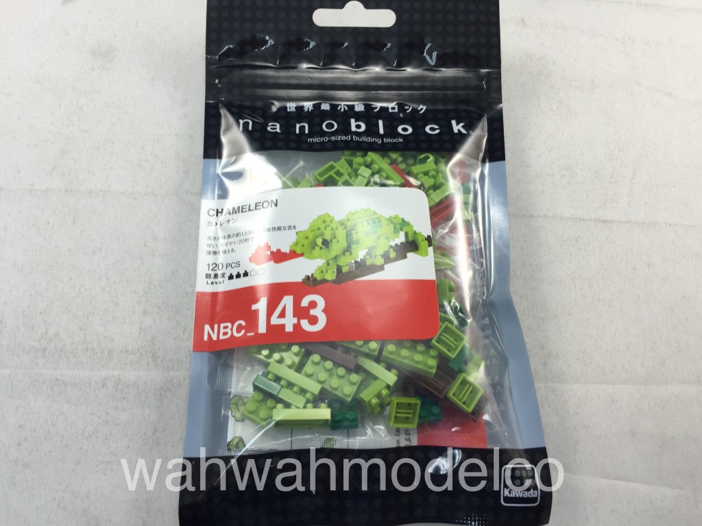 Kawada NBC-143 Nanoblock Chameleon - WAH WAH MODEL SHOP