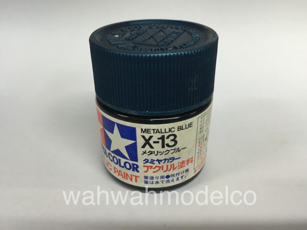 Tamiya 81013 Acrylic X-13 Metallic Blue - 23ml Bottle - WAH WAH MODEL SHOP