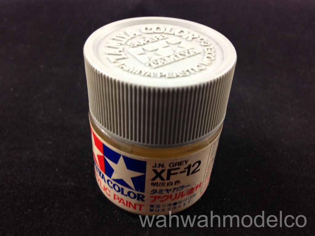 Tamiya 81311 Acrylic XF-12 J.N. Grey - 23ml Bottle - WAH WAH MODEL SHOP