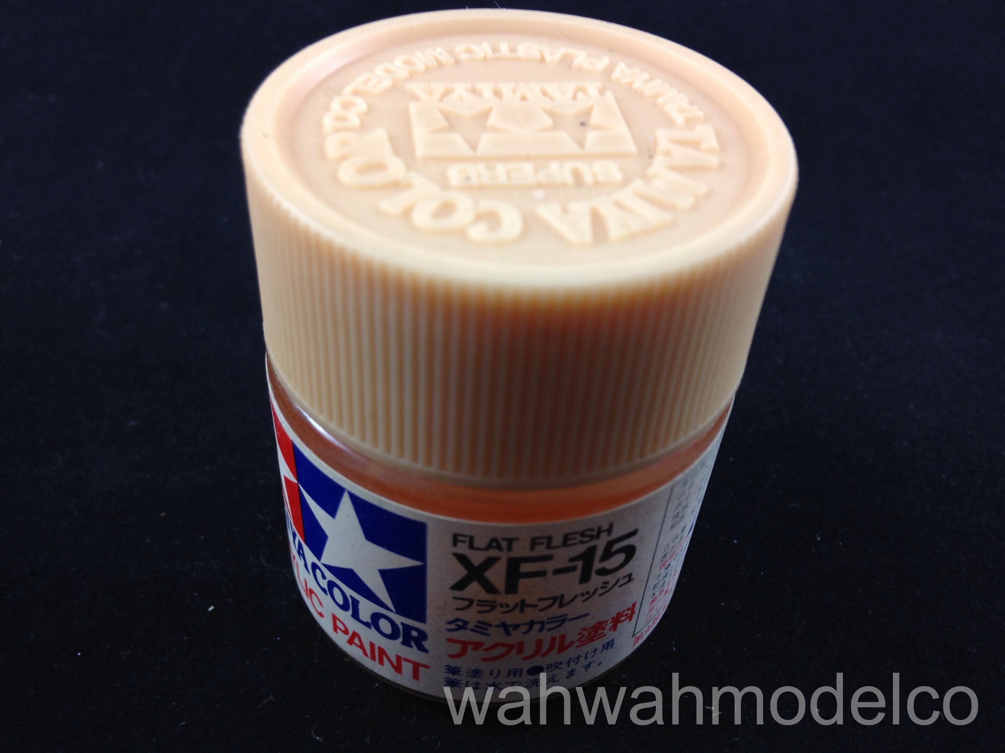 Tamiya 81315 Acrylic XF-15 Flat Flesh - 23ml Bottle - WAH WAH MODEL SHOP