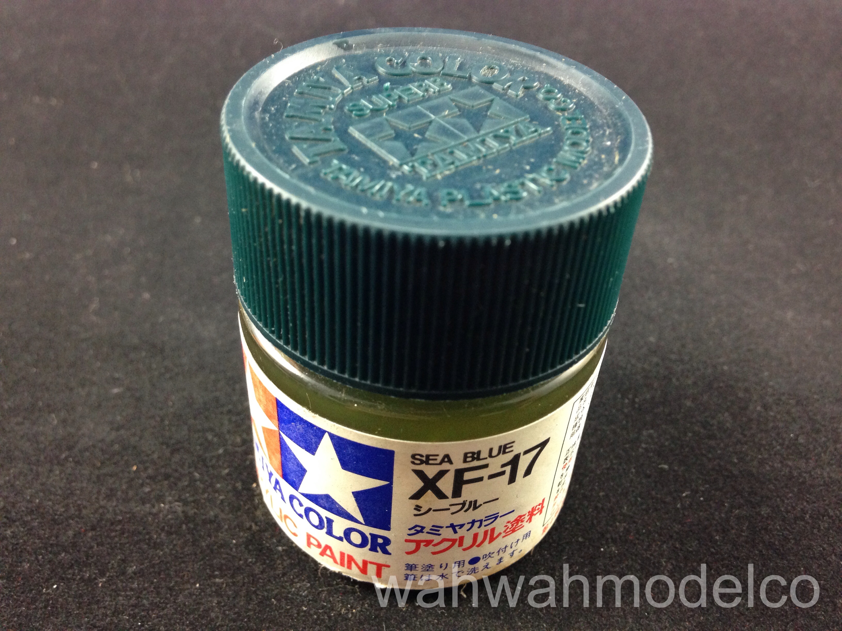 Tamiya 81317 Acrylic XF-17 Sea Blue - 23ml Bottle - WAH WAH MODEL SHOP