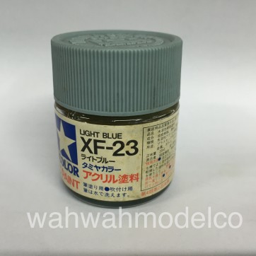 Tamiya 81323 Acrylic XF-23 Light blue - 23ml Bottle - WAH WAH MODEL SHOP