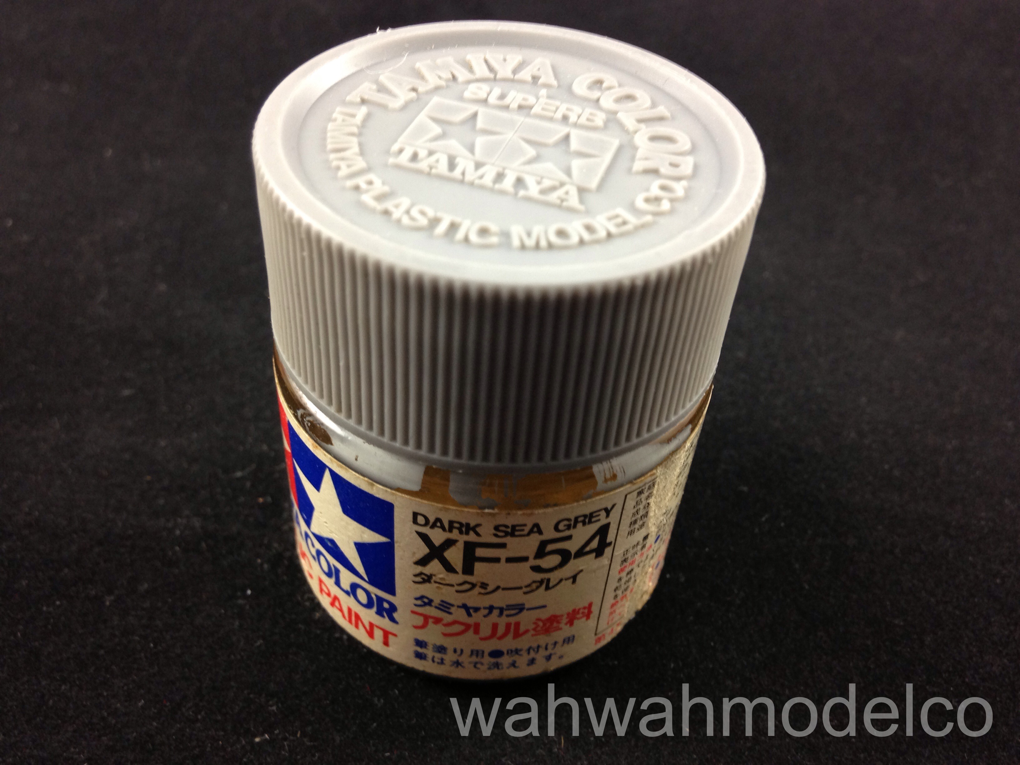 Tamiya 81354 Acrylic XF-54 Dark Sea Gray - 23ml Bottle - WAH WAH MODEL SHOP