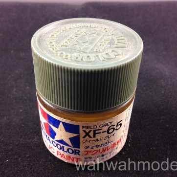 Tamiya 81365 Acrylic XF-65 Field Gray - 23ml Bottle - WAH WAH MODEL SHOP
