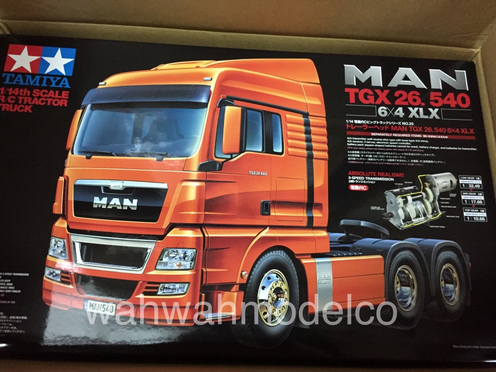 Tamiya 56325 1/14 RC MAN TGX 26.540 6x4 XLX - WAH WAH MODEL SHOP