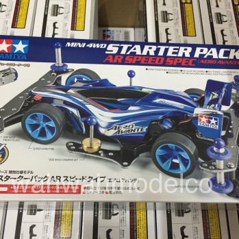 Tamiya 95210 Mini 4WD Starter Pack AR Speed Spec (Aero Avante) 1/32