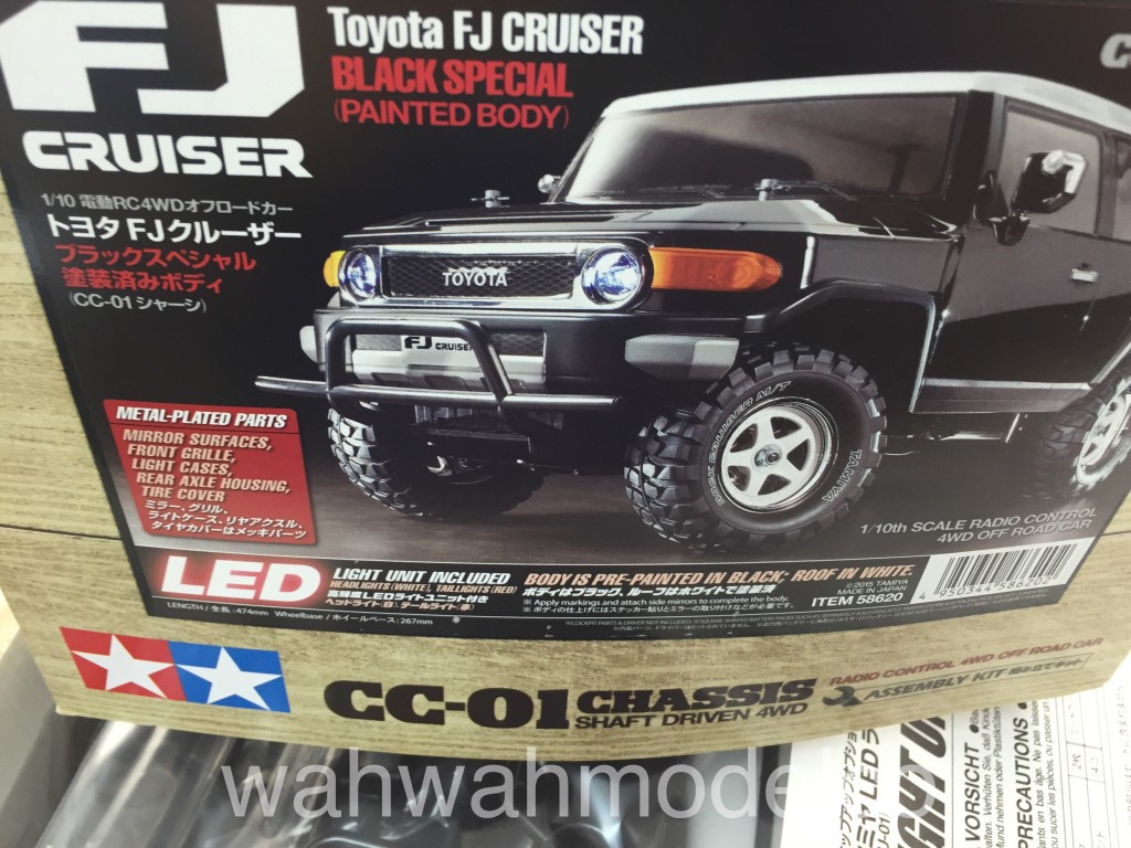 Tamiya 58620 1/10 Toyota FJ Cruiser Black Special (CC-01 Chassis) - WAH ...