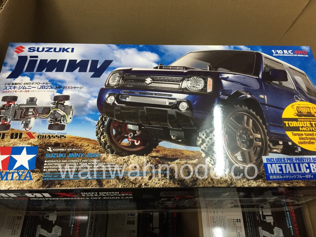 Tamiya 58621 1/10 Suzuki Jimny JB23 - MF-01X Met Blue Painted Body Car Kit - WAH WAH MODEL SHOP