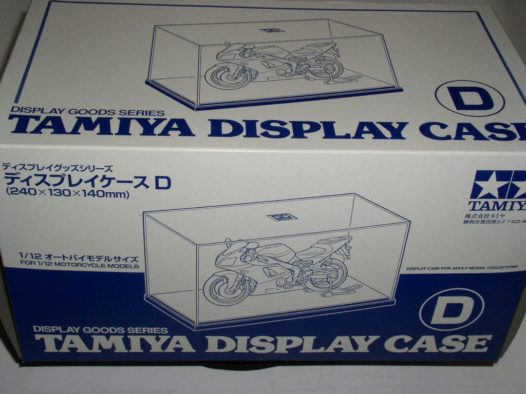 Tamiya 73005 1/12 Motorcycle Display Case D -240x130x140mm - WAH WAH ...