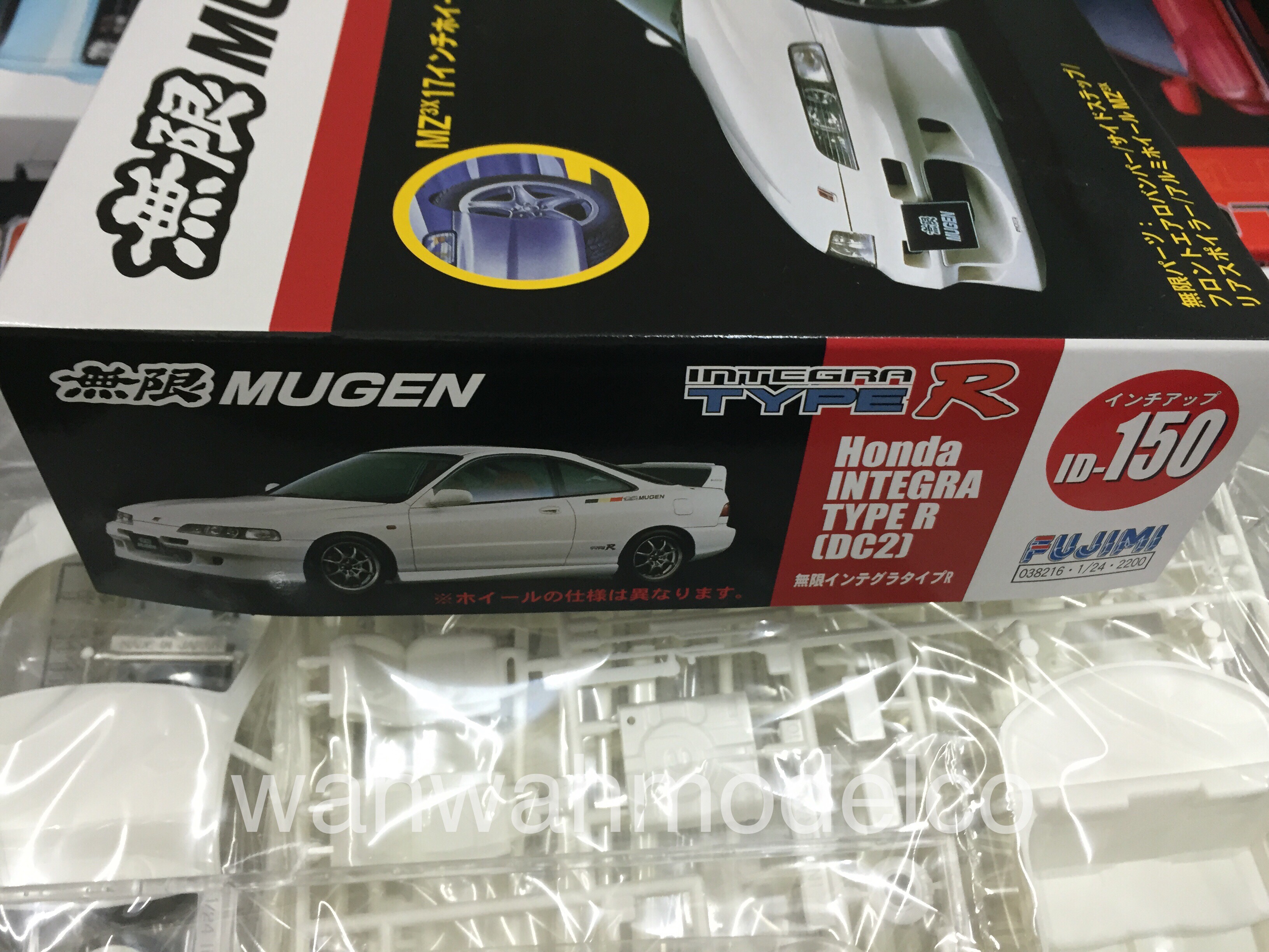 Automotive Models & Kits Fujimi 038216 JDM Genuine Mugen 98 Spec Honda Integra Type R DC2 B18C ...
