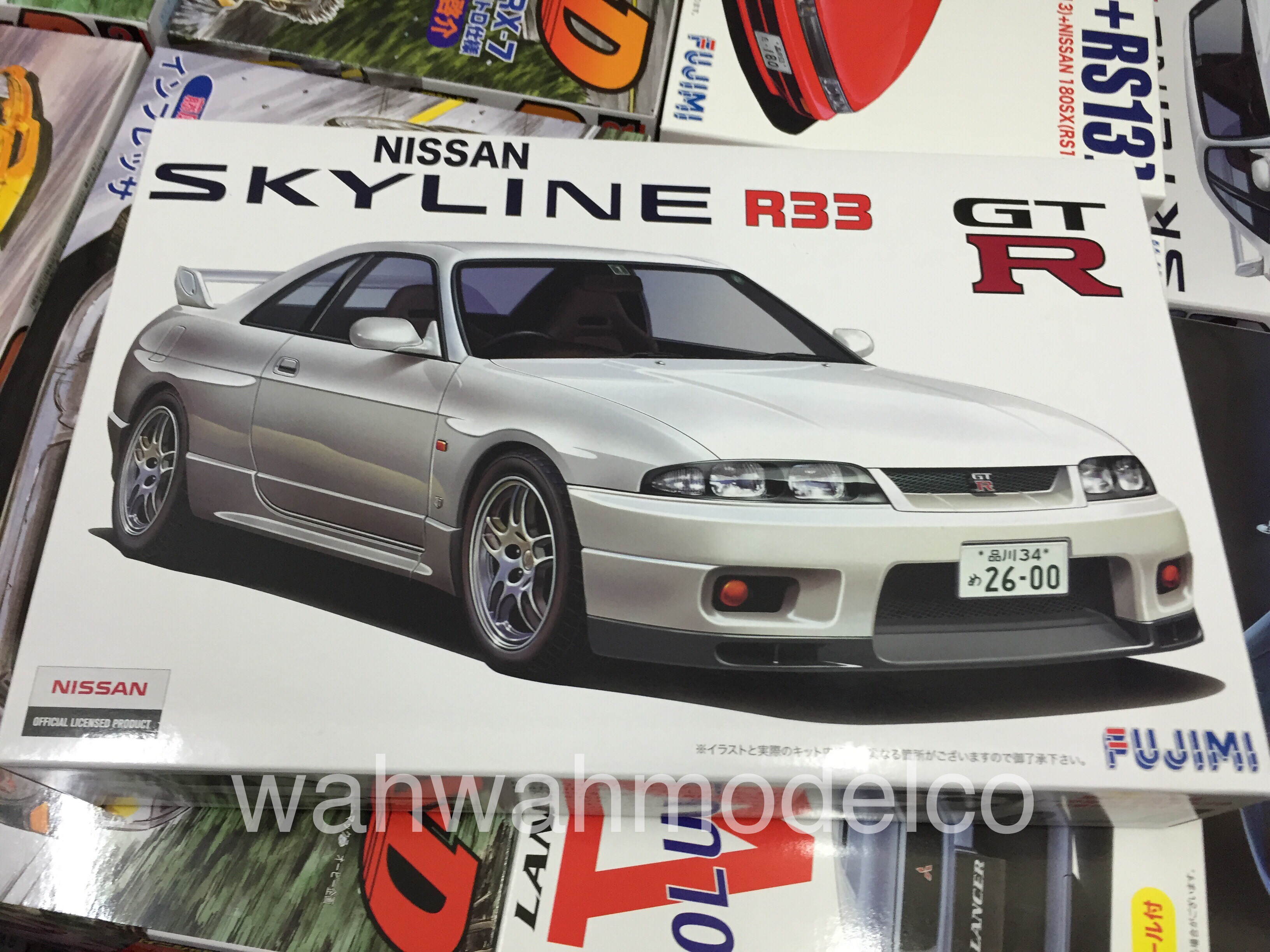 Fujimi 038803 1/24 ID-19 Nissan R33 Skyline GT-R `95 - WAH WAH MODEL SHOP