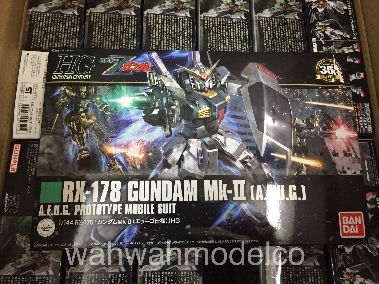 Bandai 201311 1/144 HGUC 193 Revive RX-178 Gundam MK-II (A.E.U.G.)Version - WAH WAH MODEL SHOP