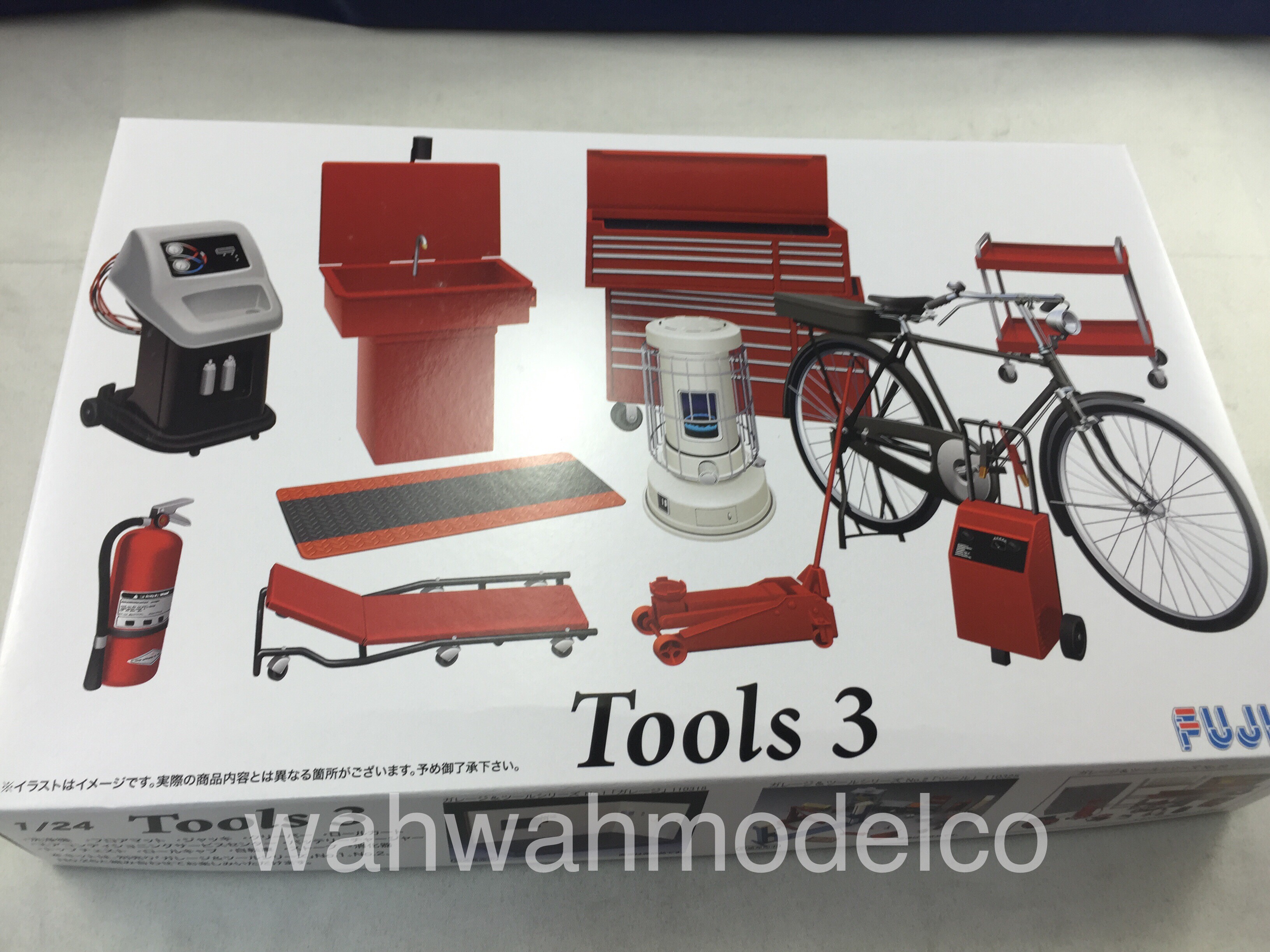 Fujimi 113739 1/24 No.27 Garage & Tools 1/24 Tool Set 3 - WAH WAH MODEL ...