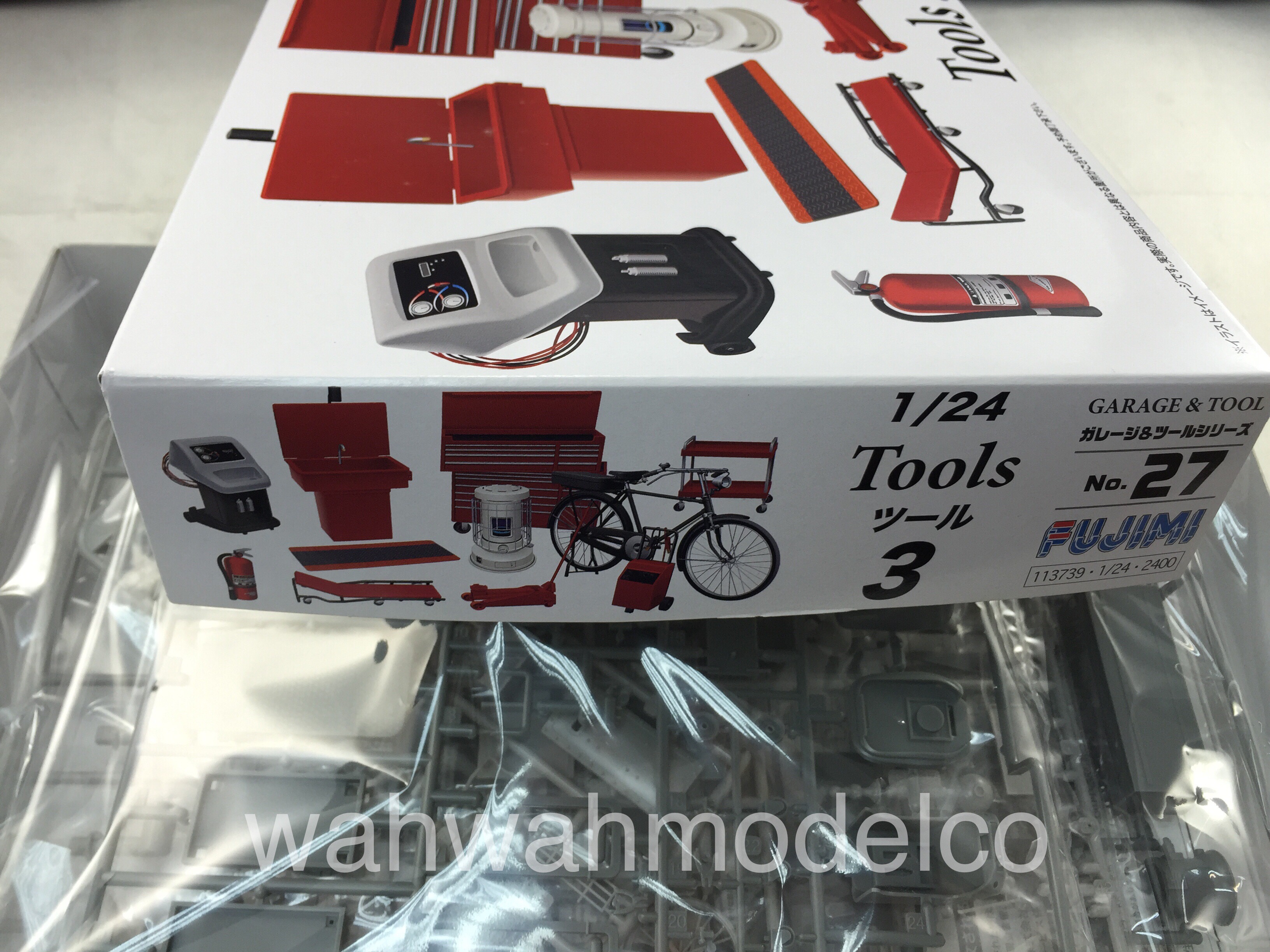 Fujimi 113739 1/24 No.27 Garage & Tools 1/24 Tool Set 3 - WAH WAH MODEL ...