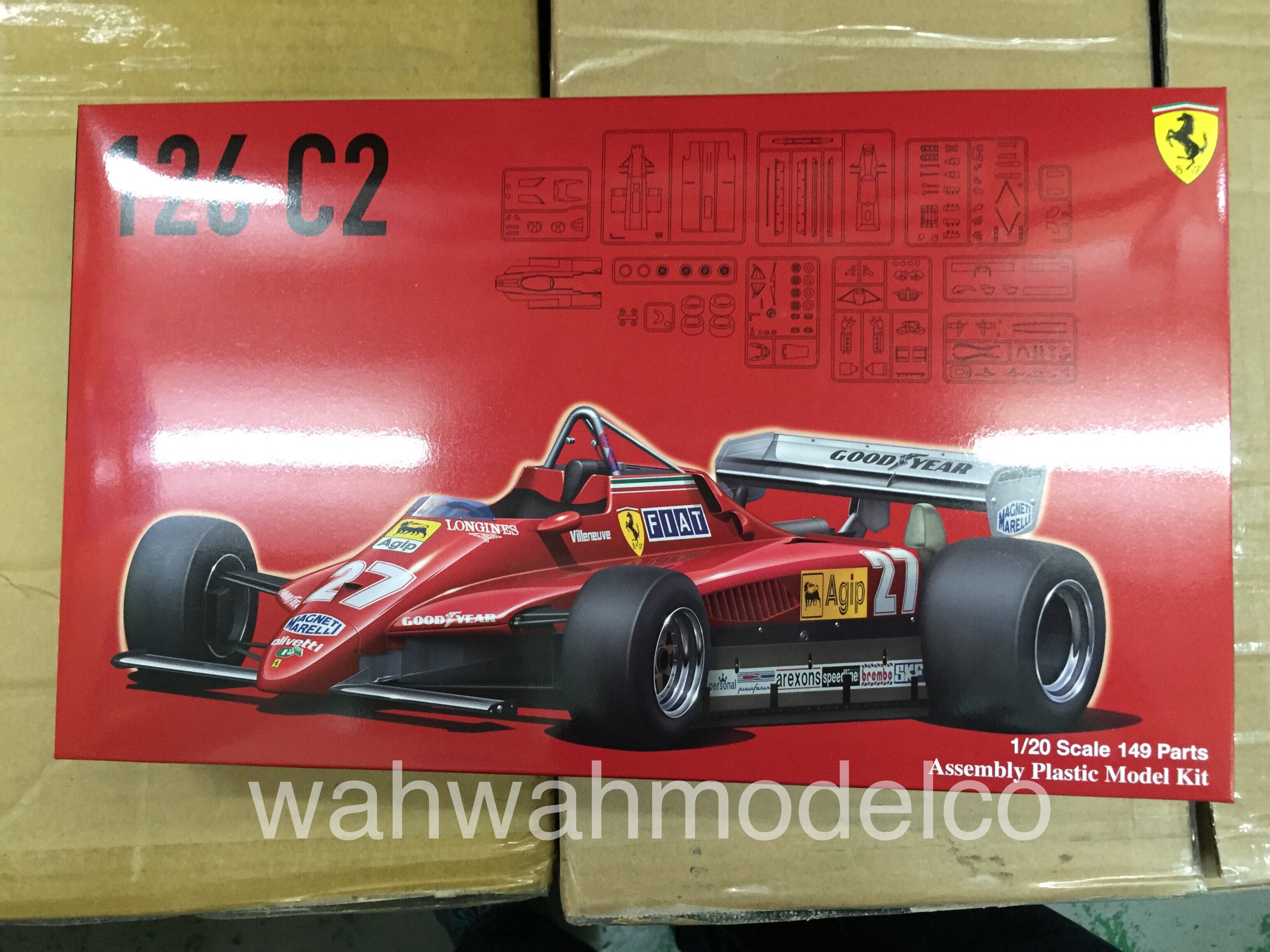 Fujimi 091945 GP-2 1/20 F1 Ferrari 126C2 1982