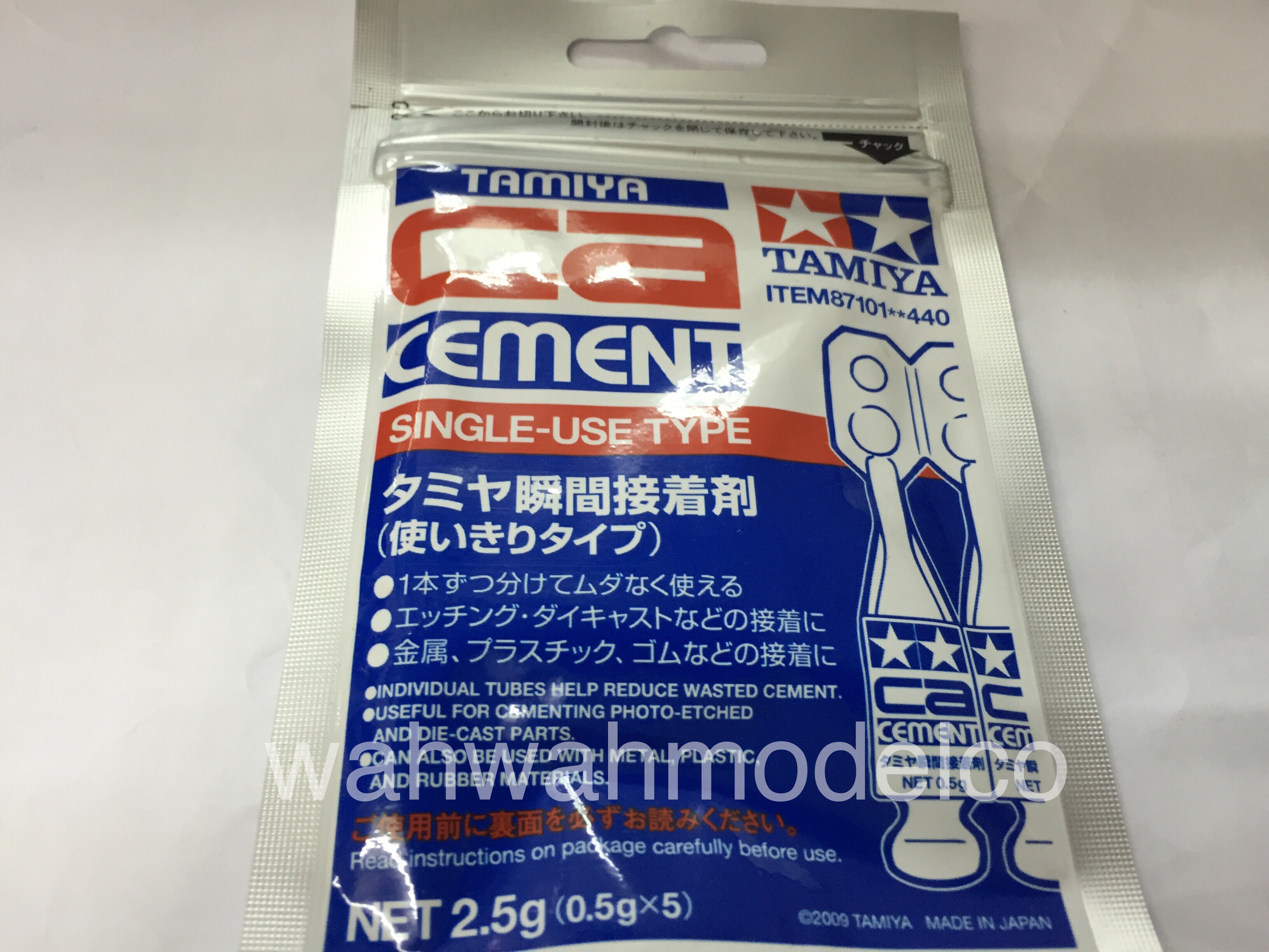 Tamiya 87101 CA Cement (Single-Use Type)