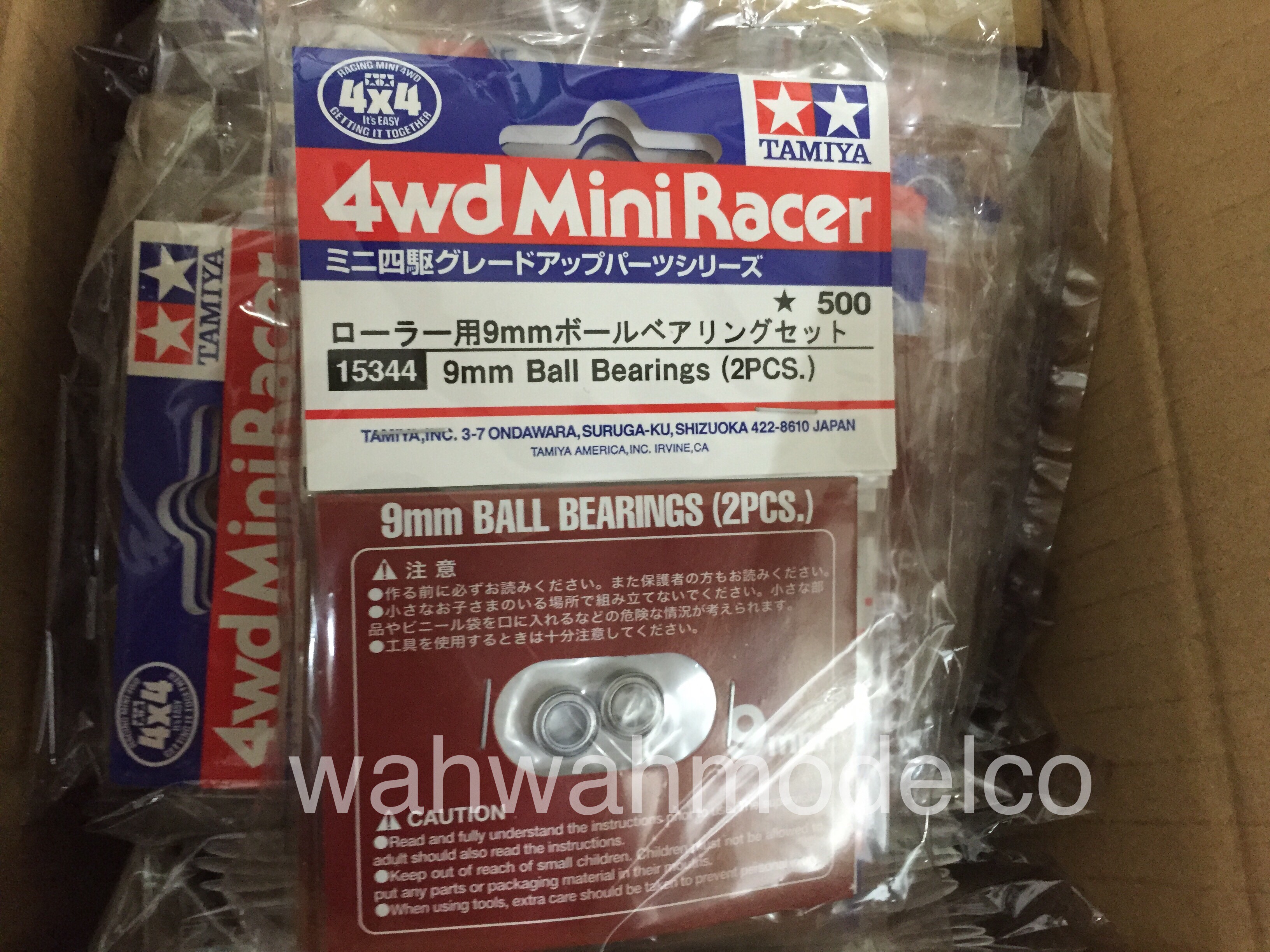 Tamiya 15344 1/32 JR Mini 4WD Pro Tune-Up Parts 9mm Ball Bearing (2pcs) Set