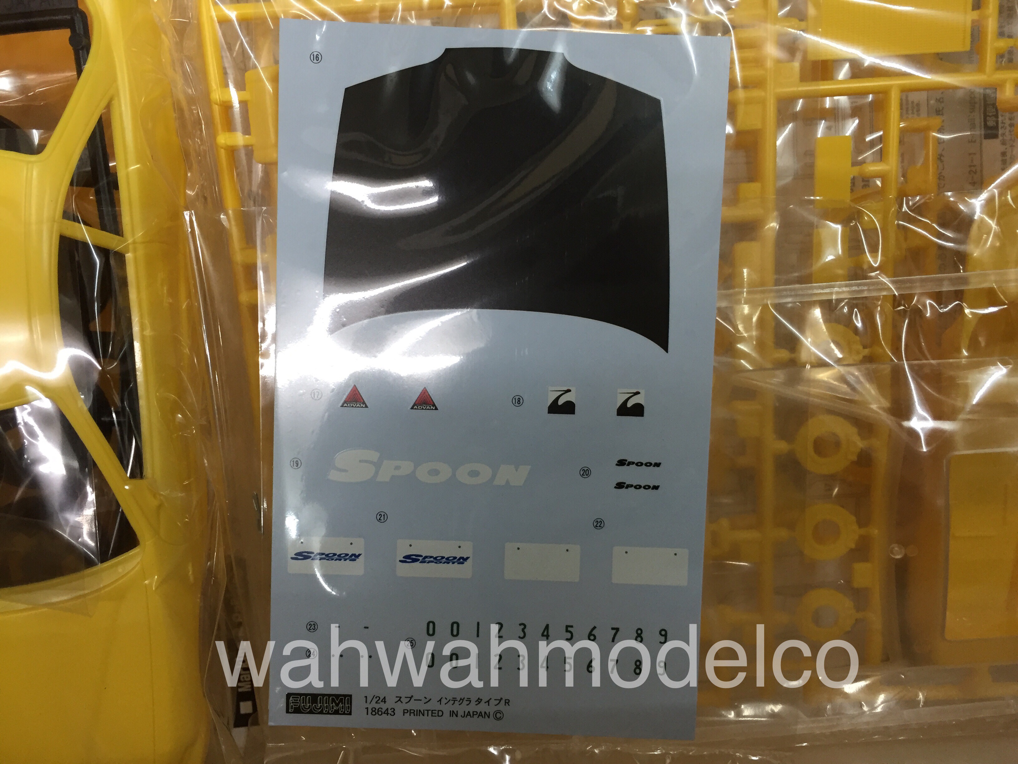 Fujimi 036267 Spoon Sports Integra Type R 1/24 scale kit
