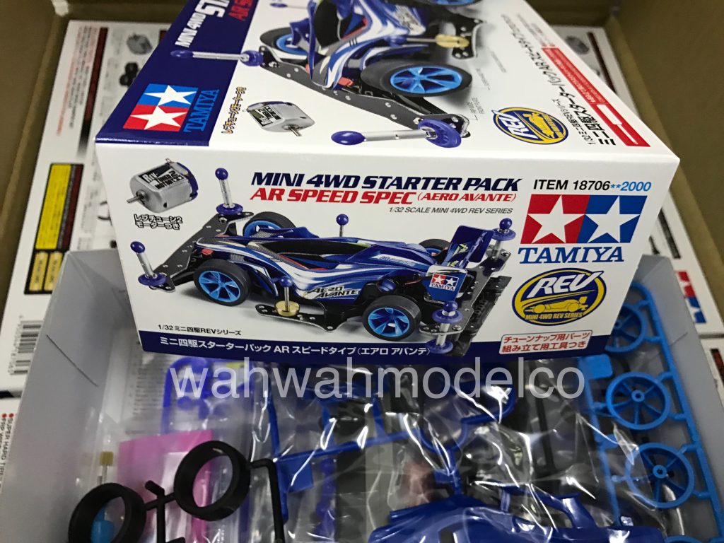 Tamiya 18706 1/32 Mini 4WD JR Starter Pack AR Speed Spec - Aero Avante Kit