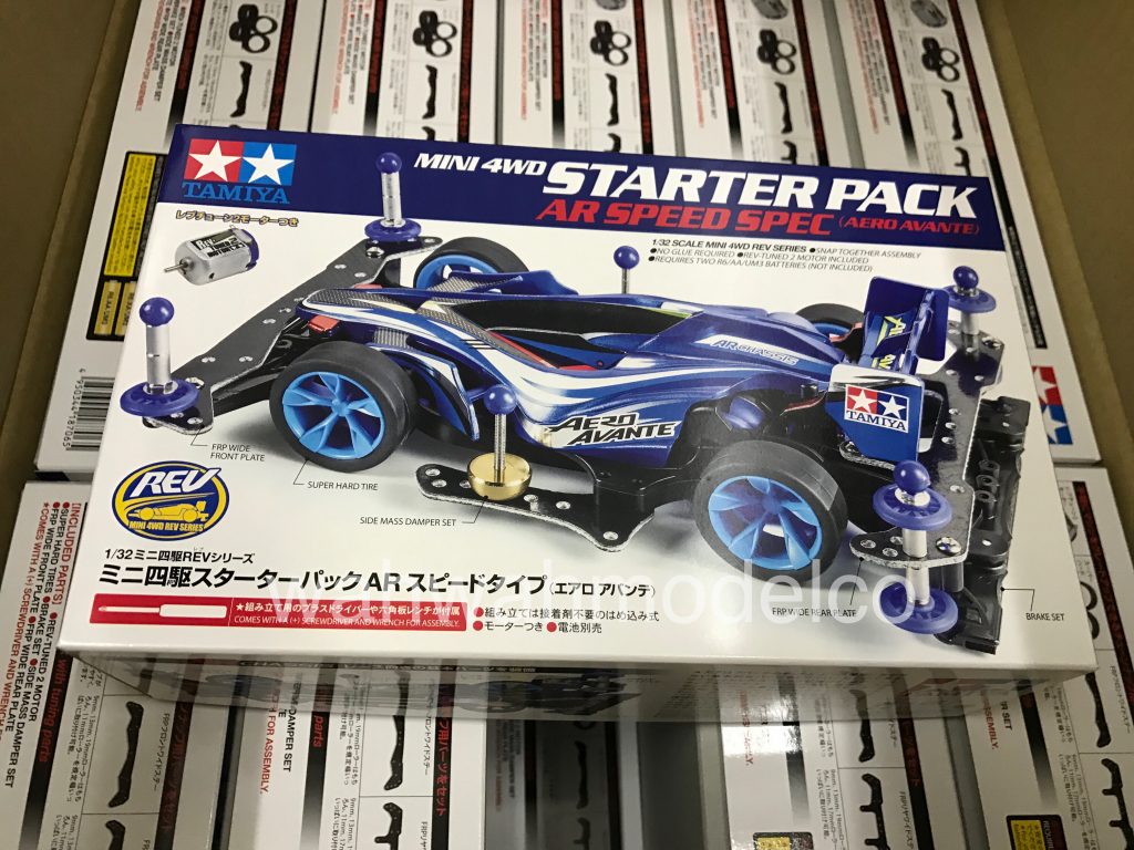 Tamiya 18706 1/32 Mini 4WD JR Starter Pack AR Speed Spec - Aero Avante Kit