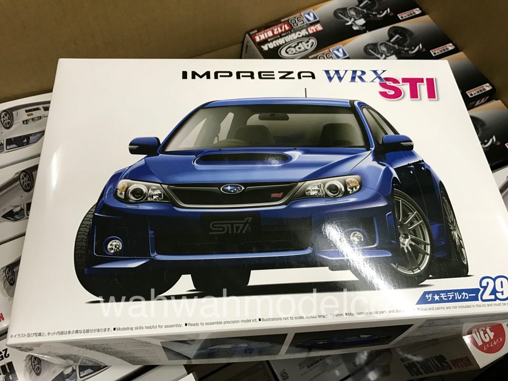 Aoshima 52358 The Model Car 29 Subaru GRB Impreza WRX STI '10 1/24 scale kit