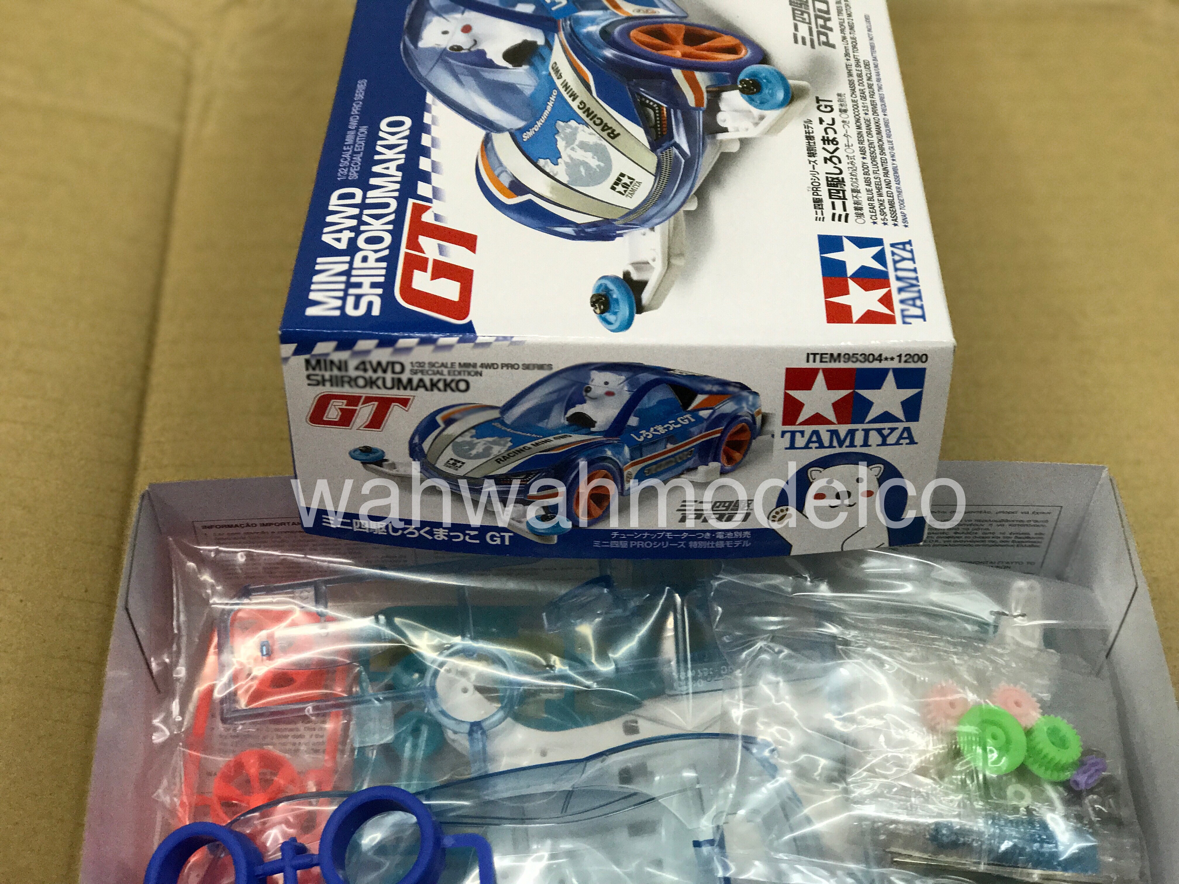 Tamiya 95304 1/32 Mini 4WD JR Shirokumakko GT - MA Chassis Kit