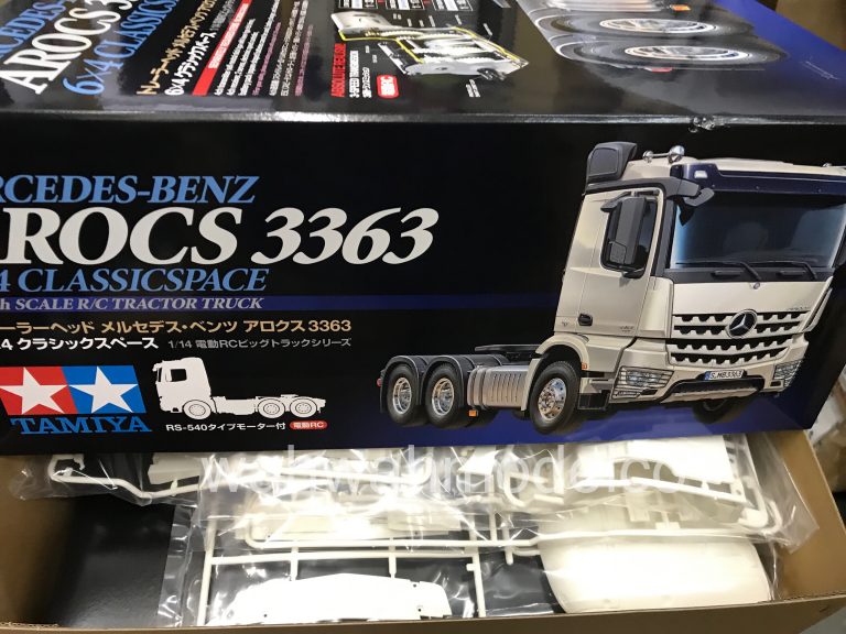 Tamiya 56348 RC Mercedes-Benz Actros - 3363 6x4 GigaSpace 1/14 scale ...