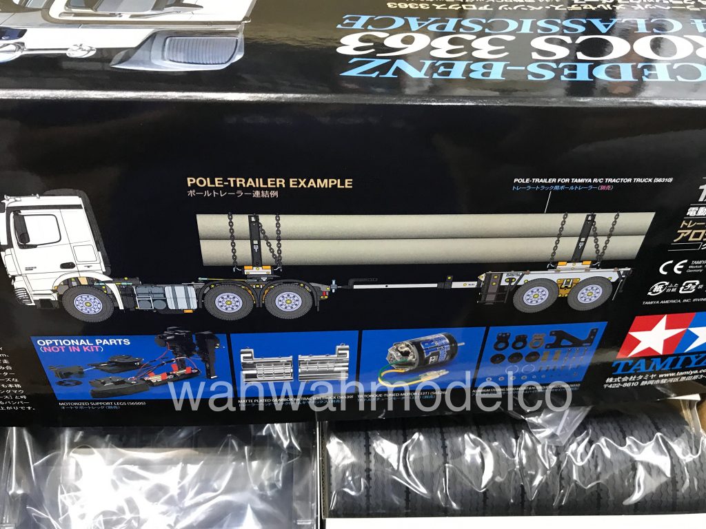 Tamiya 56348 RC Mercedes-Benz Actros - 3363 6x4 GigaSpace 1/14 scale ...