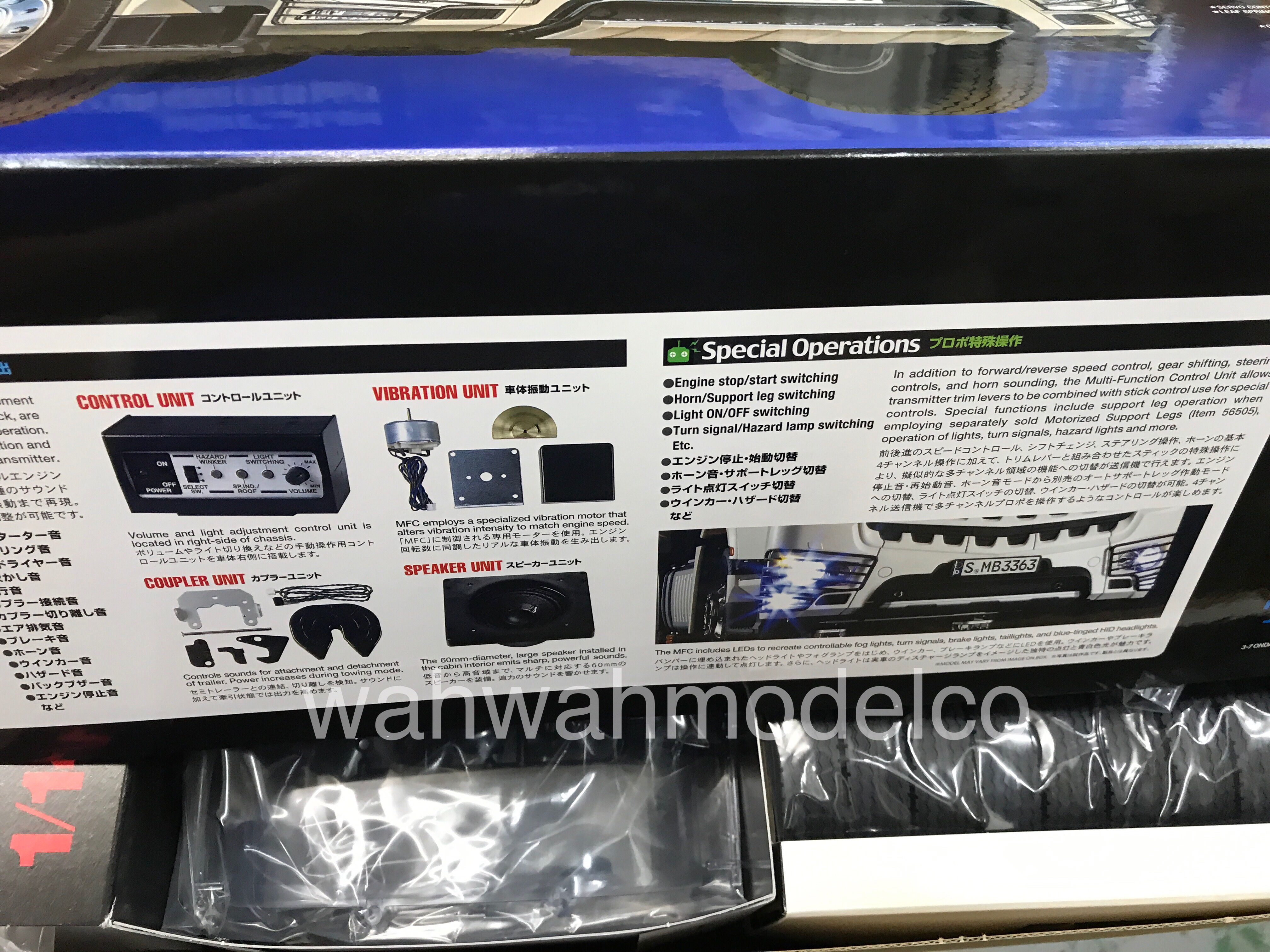 Tamiya 56348 RC Mercedes-Benz Actros - 3363 6x4 GigaSpace 1/14 scale ...
