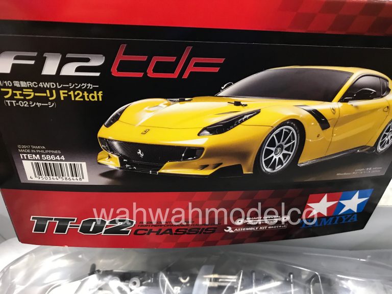 Tamiya 58644 1/10 RC Ferrari F12 TDF - TT02 w/ ESC On Road Kit