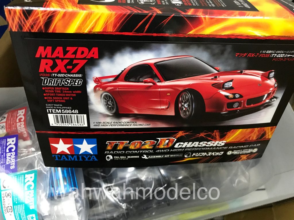 Tamiya 58648 1/10 RC On Road Car Mazda RX-7 (FD3S) TT02D Drift Spec TT-02D