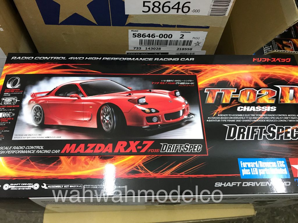 Tamiya 58648 1/10 RC On Road Car Mazda RX-7 (FD3S) TT02D Drift Spec TT-02D