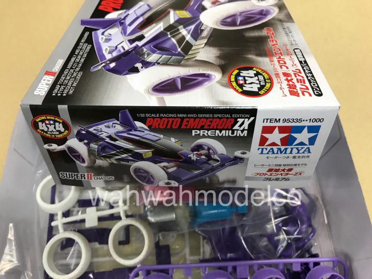 TaTamiya 95335 Mini 4WD Proto-Emperor ZX Premium Super II Chassis