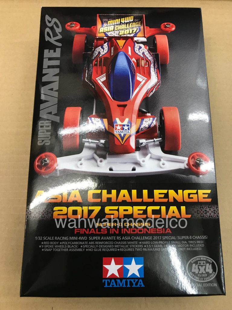 Tamiya 95351 Mini 4WD Super II JR Super Avante RS Asia Challenge 2017 ...