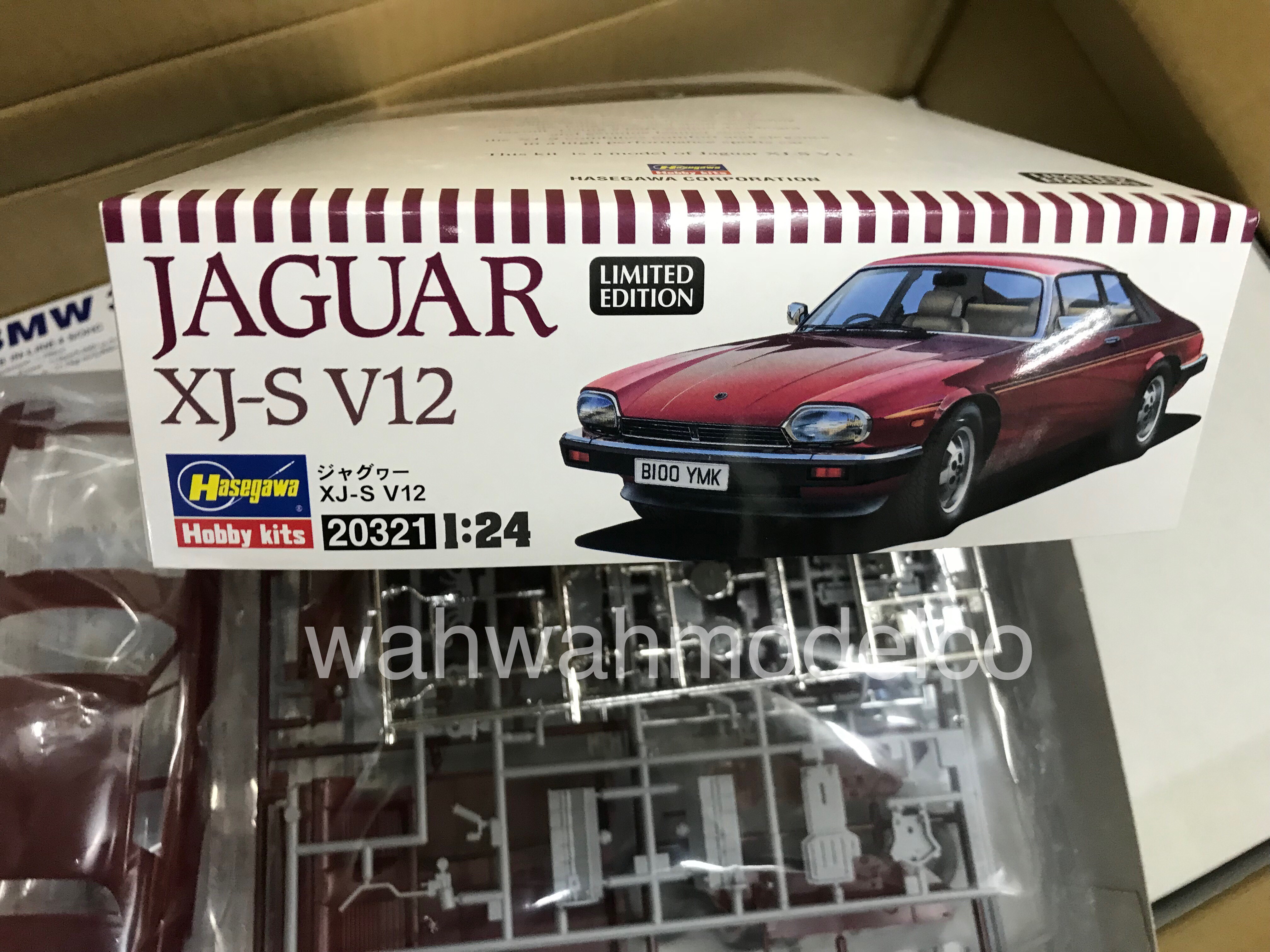 Hasegawa Jaguar XJ-S V12 20321 1/24 Scale Plastic Model Kit made in Japan