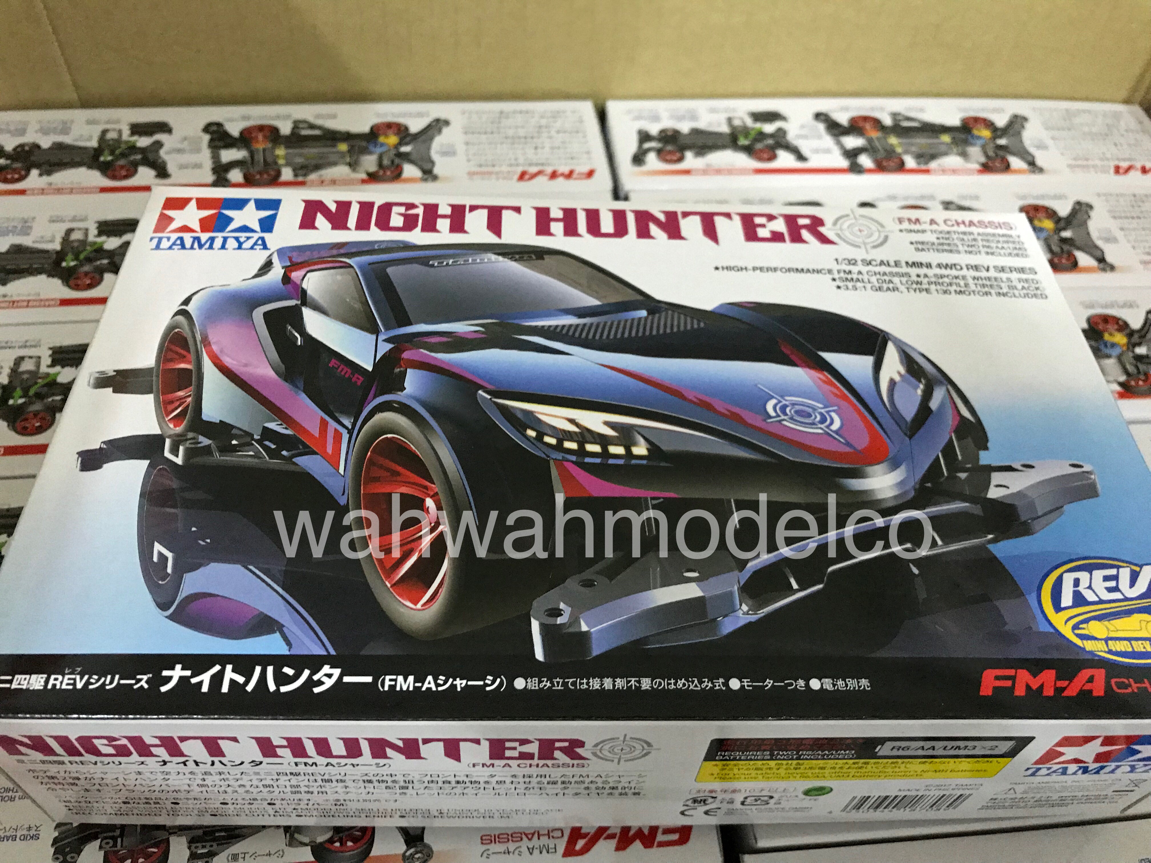 Tamiya 18708 Mini 4WD Night Hunter FM-A Chassis 1/32