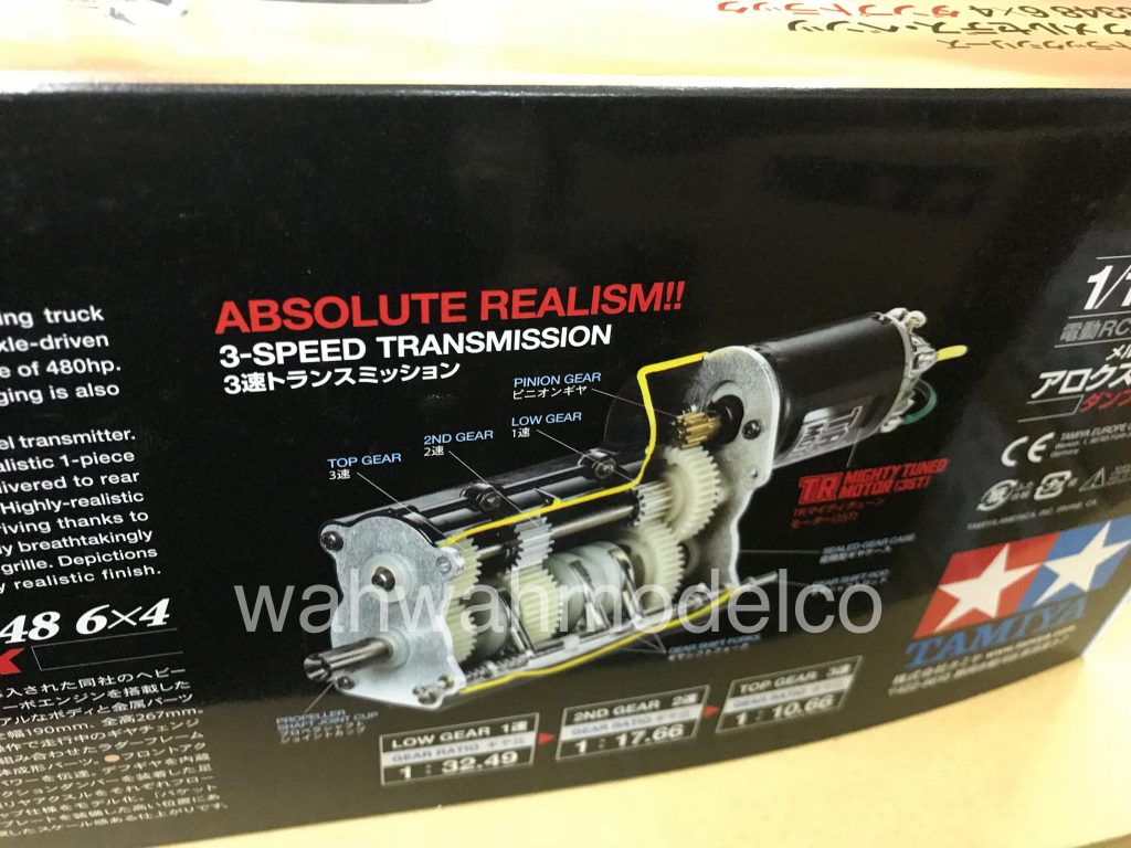 Tamiya 56348 RC Mercedes-Benz Actros - 3363 6x4 GigaSpace 1/14 scale ...