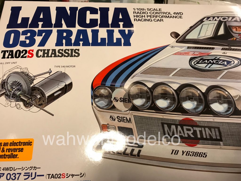 Tamiya 58654 1/10 Lancia 037 Rally - TA02-S On Road Car Kit