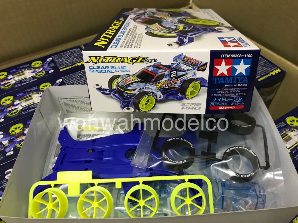 Tamiya 95398 1/32 Mini 4WD Nitrage Clear Blue Special - MA Chassis
