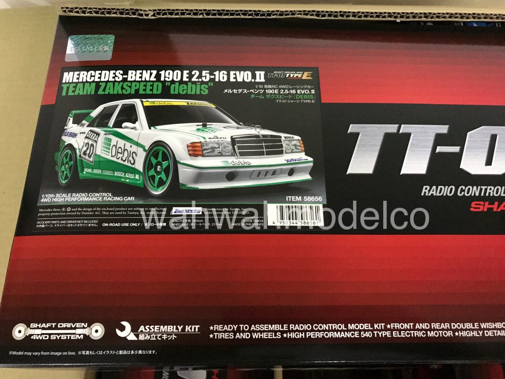 Tamiya 58656 1/10 DEBIS Mereceds Benz 190E Evo II DTM w/ESC